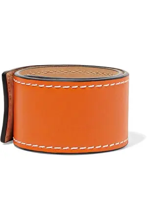 Loewe - Logo-embossed Leather Bracelet