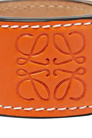 Loewe - Logo-embossed Leather Bracelet