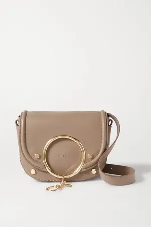 See By Chloé Mara Embellished Leather Shoulder Bag