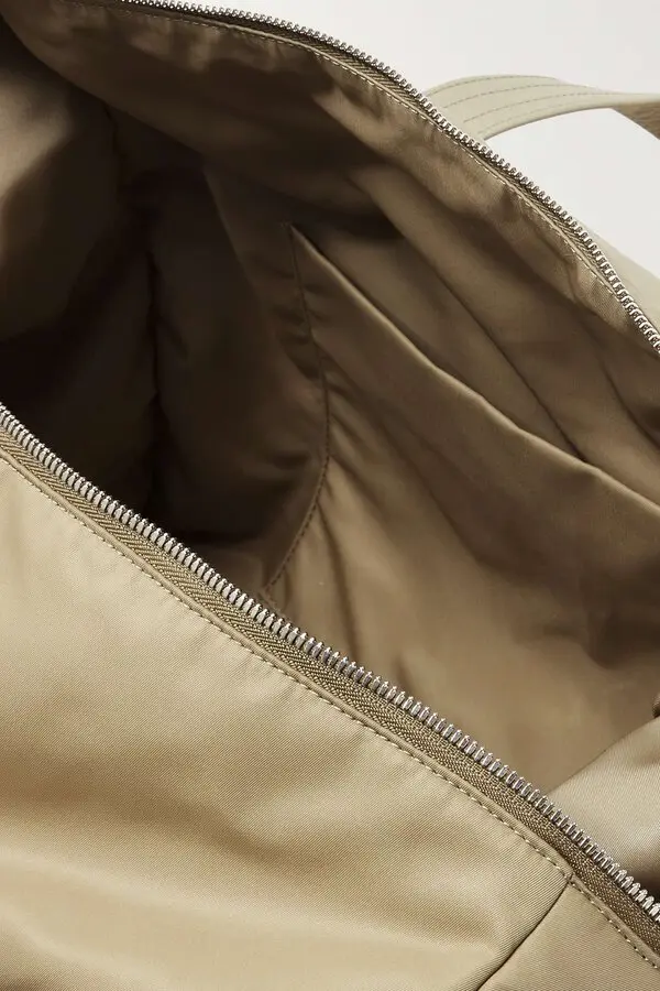 THE ROW  Logan Leather-trimmed Shell Tote